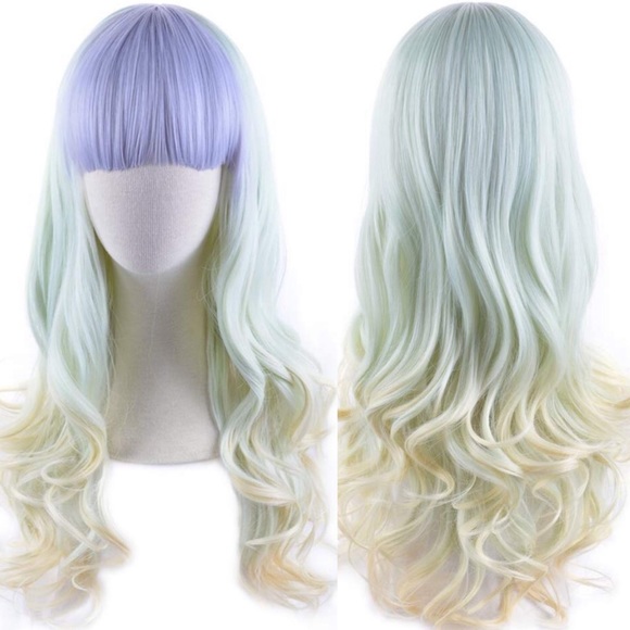 Accessories | 24 Pastel Ice Cream Cute Bang Cosplay Wig Nwt | Poshmark